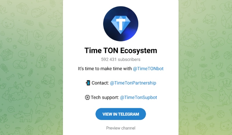 Хайп Time TON Ecosystem | Обзор и отзывы инвесторов Тайм ТОН Экосистем